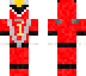 RPM Red Ranger | Minecraft Skin