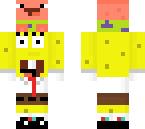 spongebob derp | Minecraft Skins