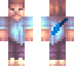 Steve with sword | Minecraft Skin