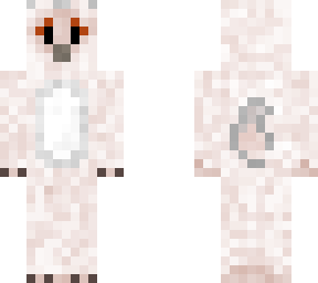 White Wolf Creature | Minecraft Skin