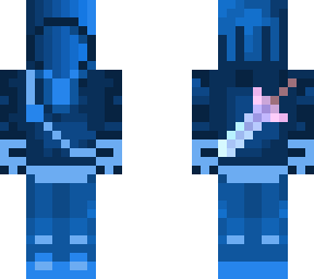 Bad boy blue halo | Minecraft Skin