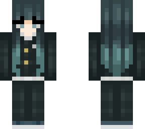 Muichiro Tokito (female) | Minecraft Skin