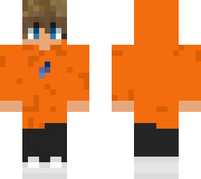 orange hoodie | Minecraft Skin