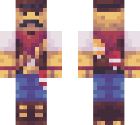 Cowboy Mumbo Minecraft Skins