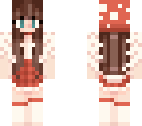 mushroom girl cottagecore | Minecraft Skins