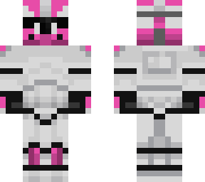 Phase 2 Clone Trooper Lightish-Red | Minecraft Skin