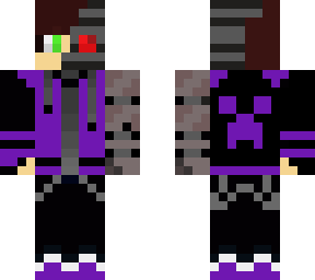 purple gamer skin | Minecraft Skins