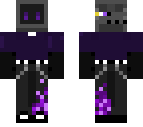 Purple Flame Vengeance | Minecraft Skin