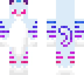 Rainbow cat | Minecraft Skin