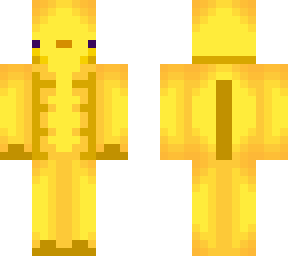 Yellow axolotl | Minecraft Skin
