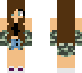 camo girl | Minecraft Skins