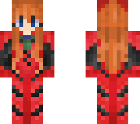 asuka langley asukalangley evangelion anime | Minecraft Skins