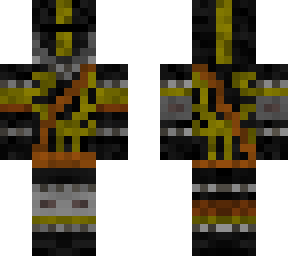 Black and Gold Knight | Minecraft Skin