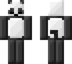 blocky panda improved | Minecraft Skin