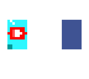 diamond play button | Minecraft Skin