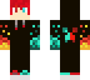 Fire And Ice Boy Edit | Minecraft Skin