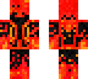 Fire Steve | Minecraft Skin