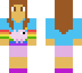Fluffle Puff Fan Girl | Minecraft Skin