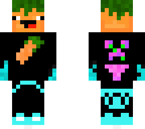 gamer carrot | Minecraft Skin