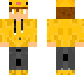 yellow axolotl skin | Minecraft Skin