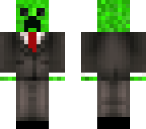 Creeper In A Suit | Minecraft Skins
