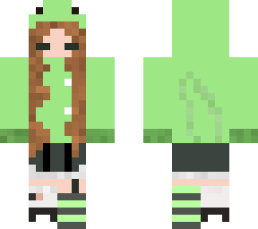 cute girl lizard | Minecraft Skin