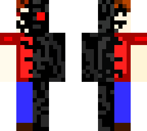 half robot half human | Minecraft Skins
