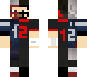Legend Tom Brady Patriots and Buccaneers | Minecraft Skin