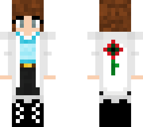 rose smp rosesforsierra lab coat scientist | Minecraft Skins