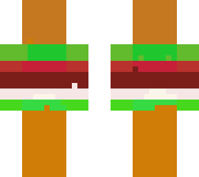veg ham burger | Minecraft Skin