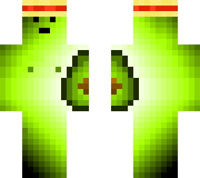Avocado with a Hat | Minecraft Skin