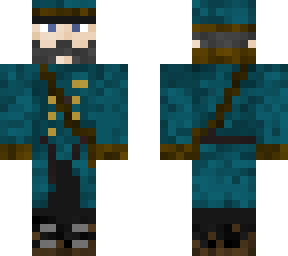 Blue general | Minecraft Skin