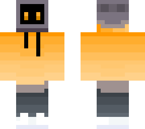 Fade Orange B4nte Skin | Minecraft Skin