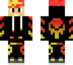 fire gamer | Minecraft Skin