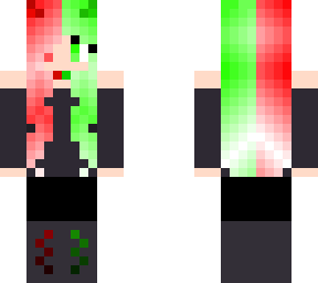 Half Evil Half Good Demon Girl Minecraft Skins