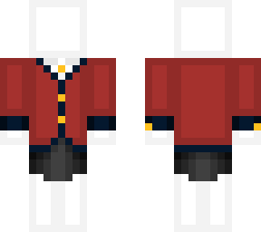 kakegurui uniform girls outfit base | Minecraft Skin