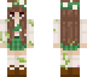 Leaflet Flower Girl | Minecraft Skin