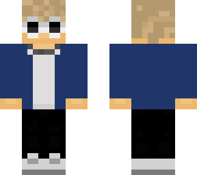 BlondeBurr Gogy Glasses Eyes Sad | Minecraft Skin