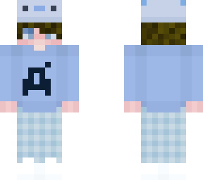 blue axolotl | Minecraft Skin