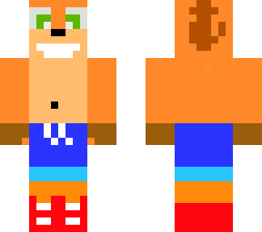 crash bandicoot | Minecraft Skins