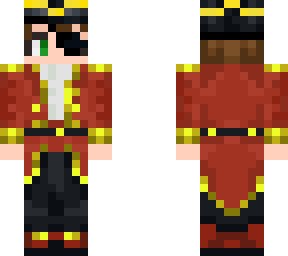 Eye Patch Pirate | Minecraft Skin
