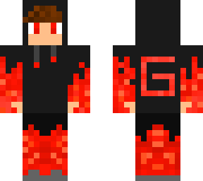 fire gamer boy cool ltrain08 | Minecraft Skins