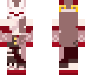 fox mask girl | Minecraft Skins