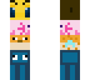 tower of cute derpy minecraft mobs | Minecraft Skin