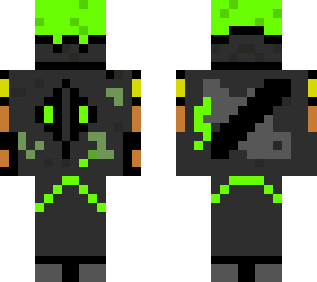 Toxic gunner tds (with gun on back) | Minecraft Skin