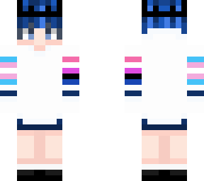 genderfluid flag | Minecraft Skins