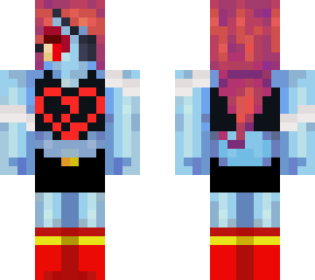 undyne | Minecraft Skins