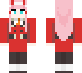 zero two | Minecraft Skin