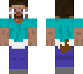 sad steve | Minecraft Skins