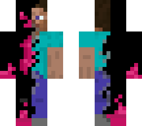 Corrupted Steve | Minecraft Skin